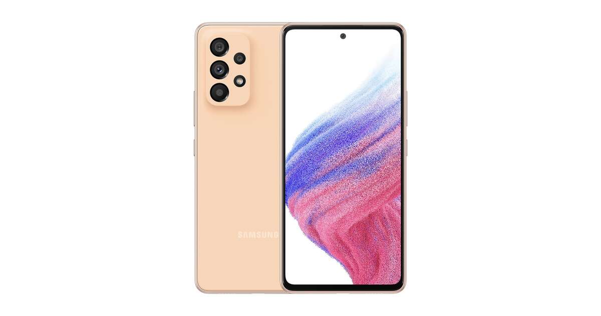 Samsung A536B Galaxy A53 5G DS 128GB (6GB RAM) - Narancssárga | Pepita.hu