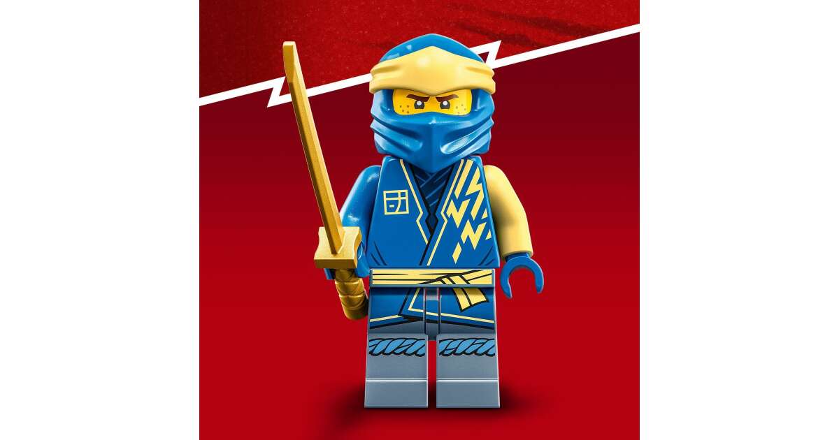 LEGO NINJAGO AVIONUL CU REACTIE FULGER EVO AL LUI JAY 71784 | Pepita.com