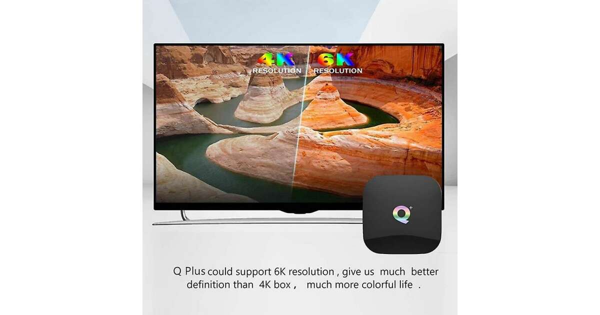 MEIQ-IT Smart TV adapter - Q PLus Ultra HD TV okosító - Android 9.0 ...