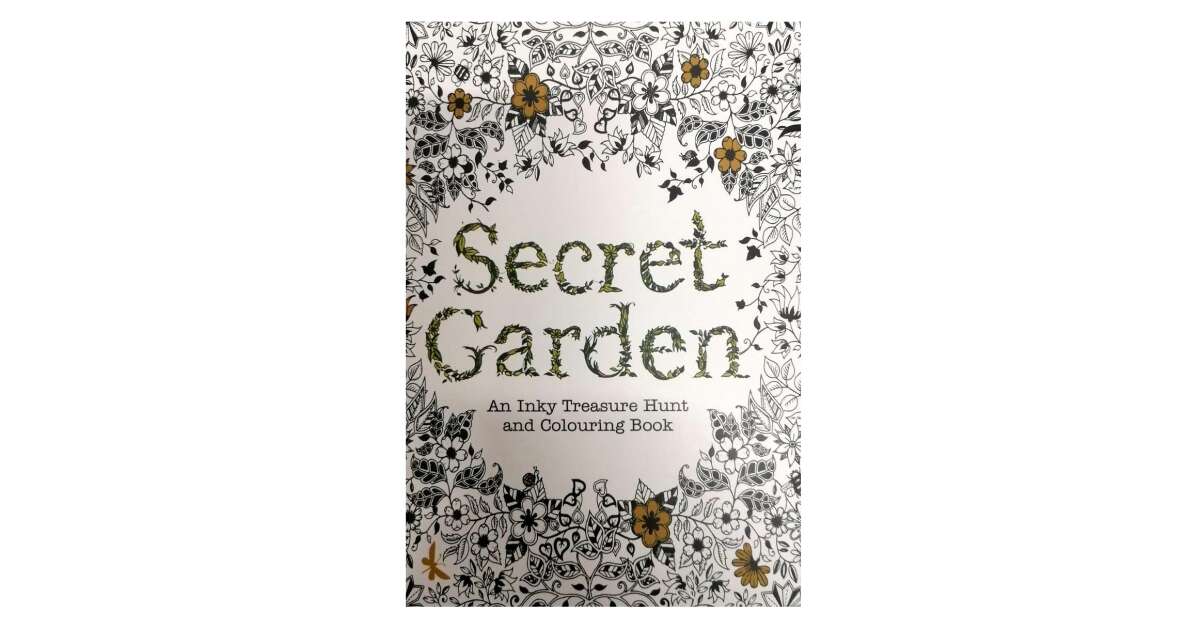 Secret garden felnőtt színező - kifestő könyv aprólékos mintákkal - A/5 ...