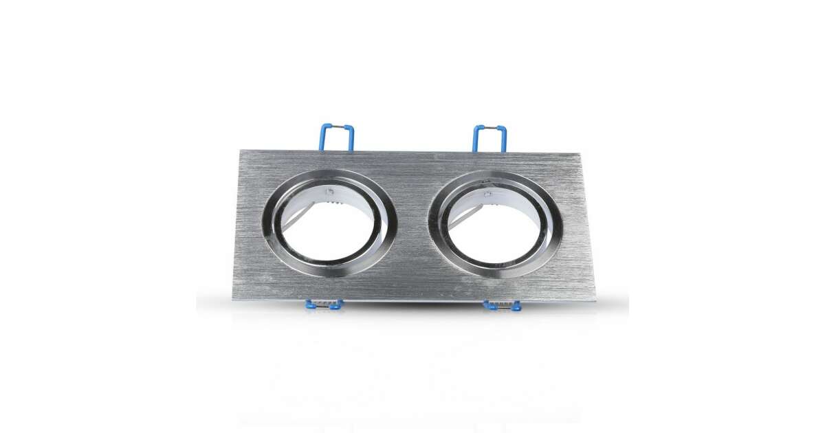 Spot de încastrat , dreptunghiular , cadru dublu , 2 x MR16 , 2 x GU10 ...