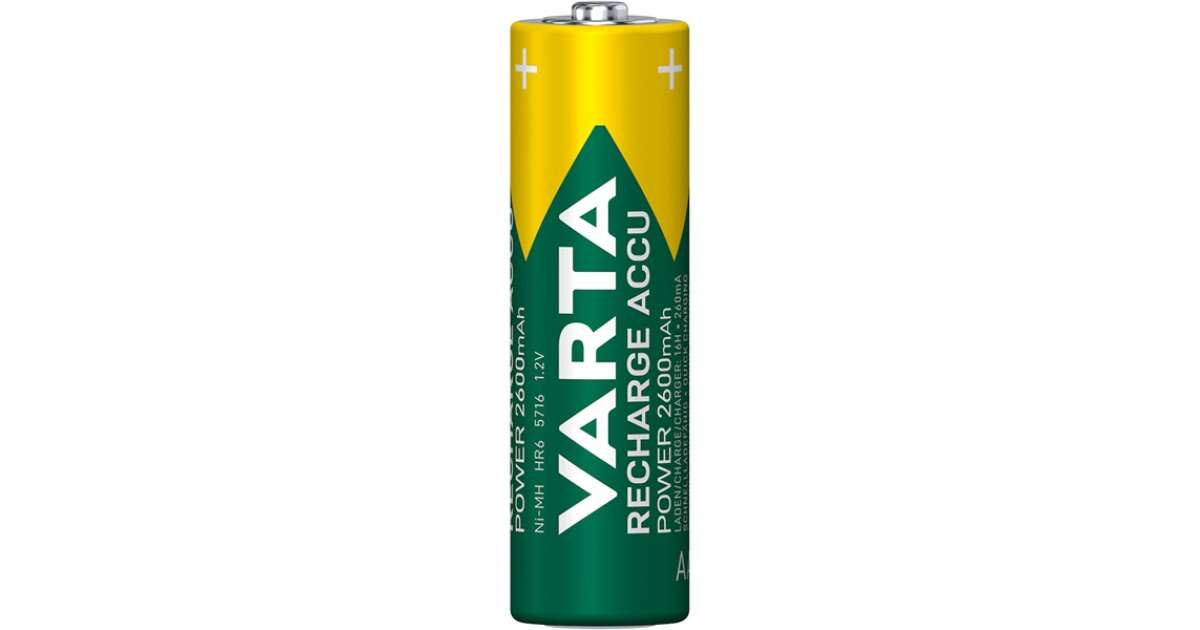 Vélemények: Elem tölthető akku AA ceruza 2600 mAH Power 2 db/csomag ...