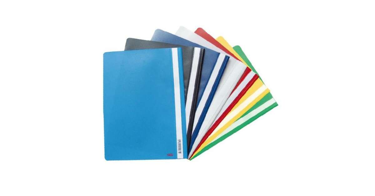 Gyorsfűző műanyag A4, PP Bluering® sárga | Pepita.hu