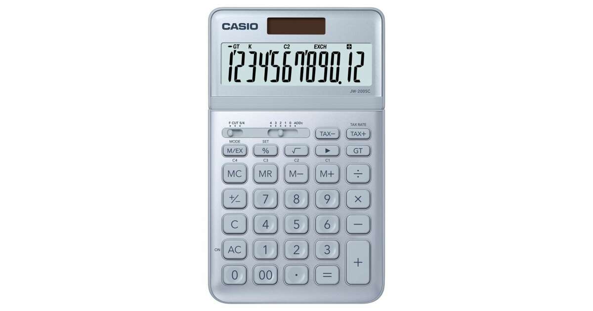 Casio JW-200 SC BU 12 számjegy | Pepita.hu