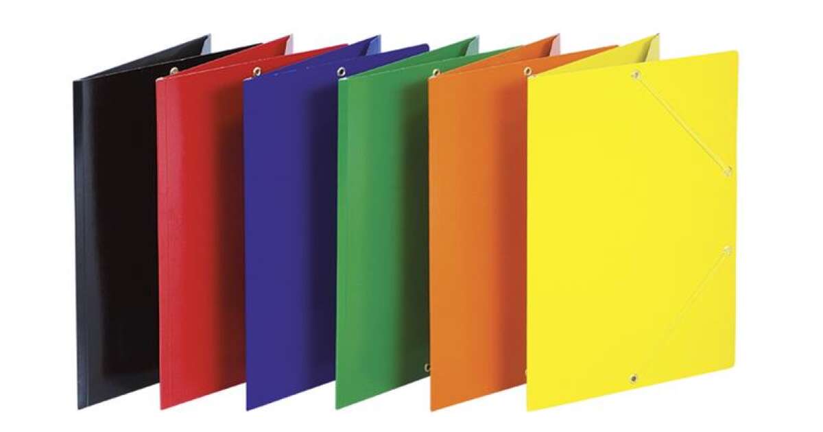 DONAU Rubber folder, cardboard, A4, DONAU "Standard", red | Pepita.com