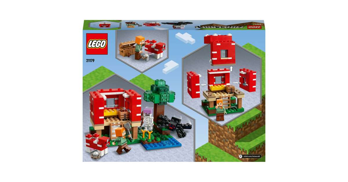 LEGO® Minecraft The Button House 21179 | Pepita.com