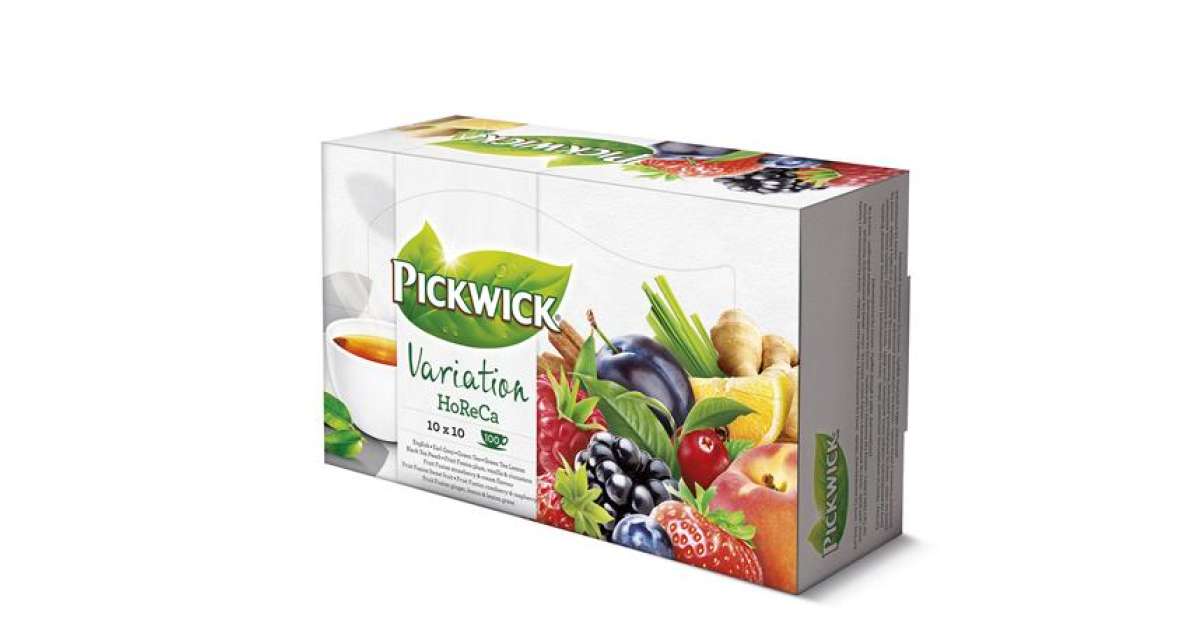 PICKWICK Tea válogatás, 70x2 g + 10x1,75 g, 20x1,5 g, 100 db, PICKWICK ...