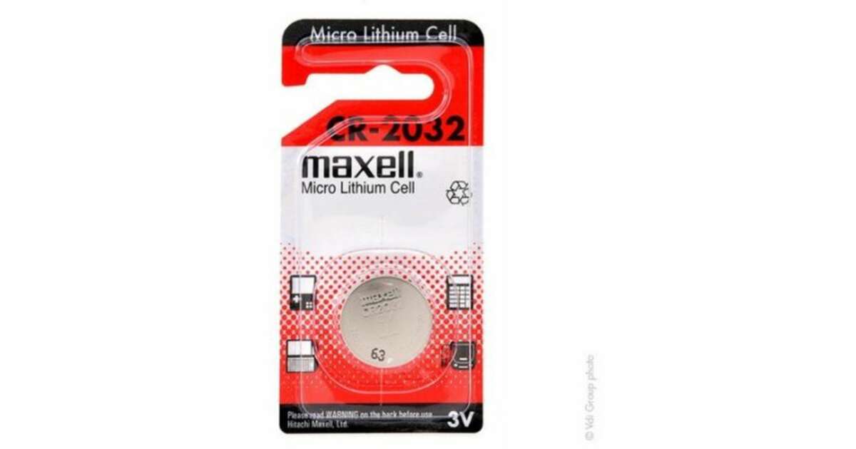 Maxell gombelem 3V lítium CR2032 1 db / bliszter 11238500 | Pepita.hu