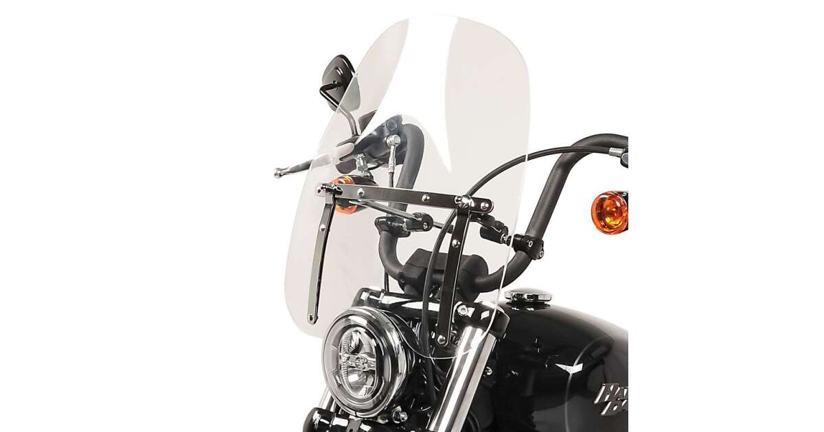 Craftride CW1 szélvédő, motorkerékpárhoz / chopperhez / cruiserhez, 47 ...