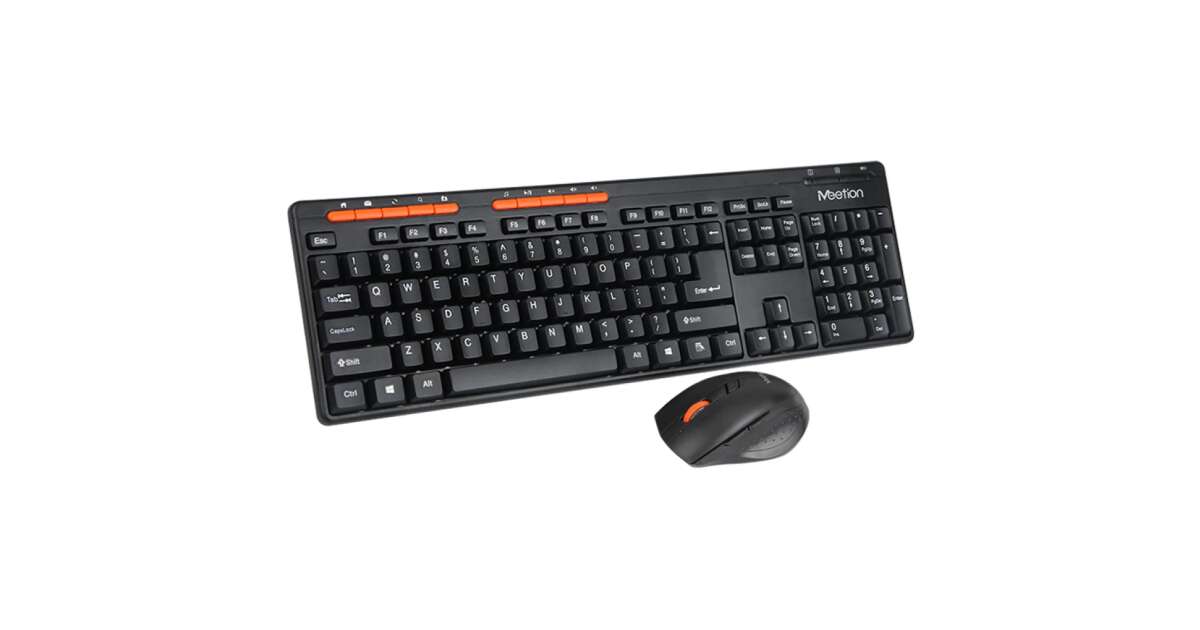 Vezeték nélküli billentyűzet+egér MT-4100 Meetion | Pepita.hu