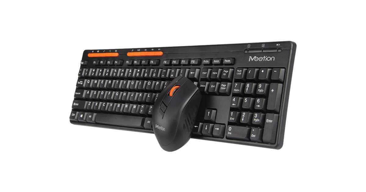 Vezeték nélküli billentyűzet+egér MT-4100 Meetion | Pepita.hu