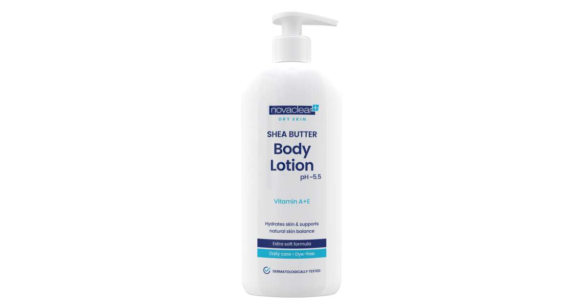 novaclear Shea Butter Body Lotion for dry skin | Pepita.hu