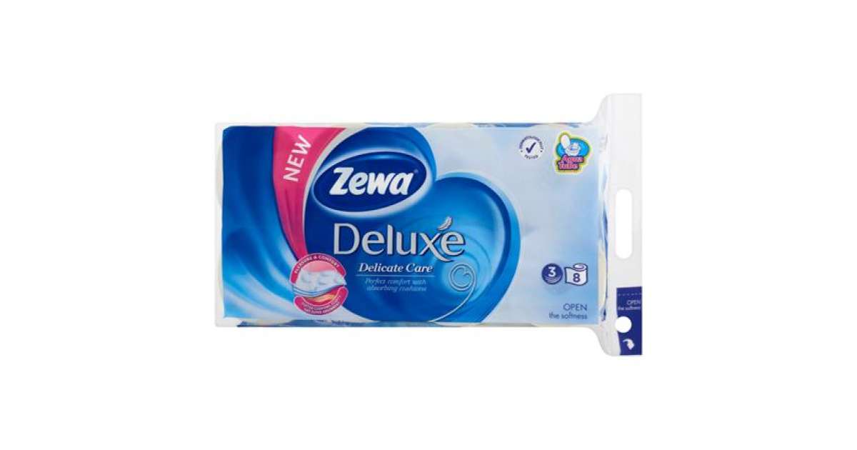 Zewa Deluxe Toalettpapír - 3 Rétegű - 8 Tekercs | Pepita.hu