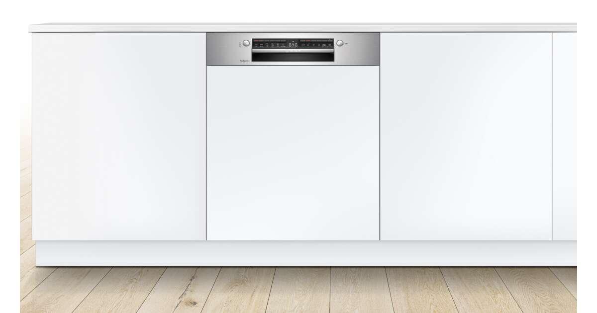 Bosch Serie 6 SMI6TCS00E 14 Terítékes Beépíthető Mosogatógép, Fehér ...