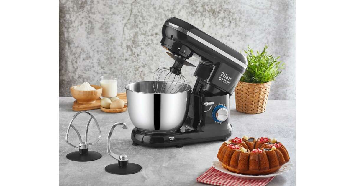 ZILAN ZLN-1215 rozsdamentes acél tálas turmixgép, 1000 W, 4,5 l-es ...