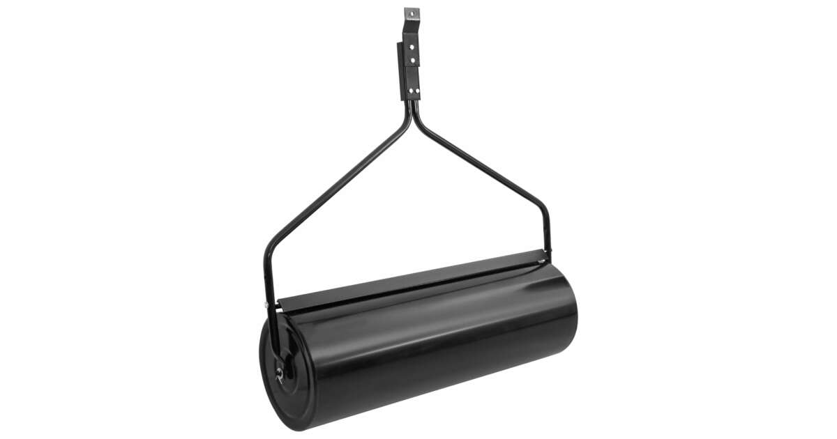 vidaXL fekete vas kerti fűnyíró henger fogantyúval 63 L | Pepita.hu