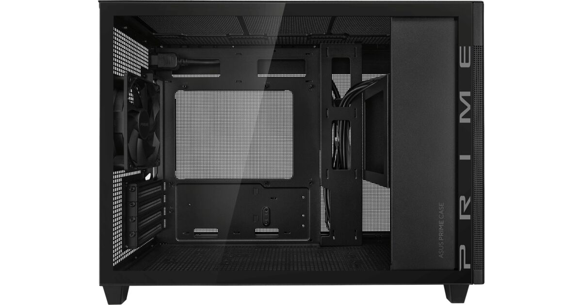 ASUS AP201 PRIME CASE TG Mini Tower Negru (90DC00G0-B39010) (90DC00G0 ...