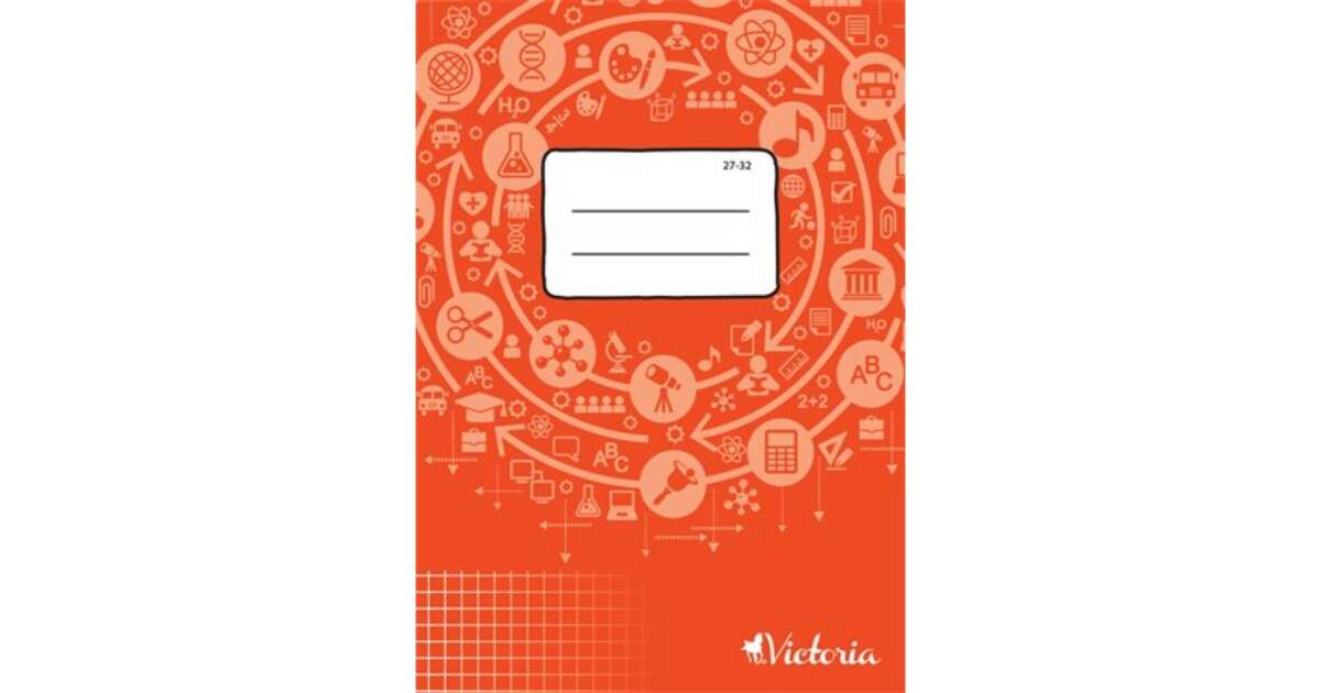 Füzet 27-32 A5 kockás Victoria Circle 32lapos Irodai füzetek 2732000CWG ...