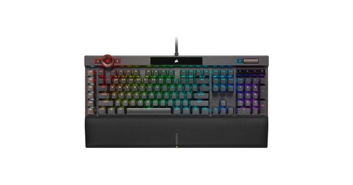 Клавиатура Gaming Corsair K100, RGB подсветка, Механична, Switch optic ...