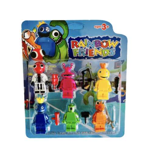 Rainbow friends lego figura szett, 6db | Pepita.hu