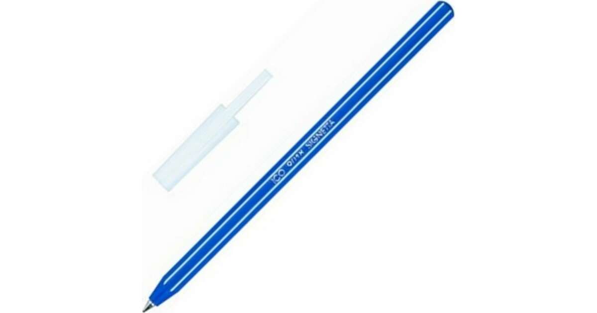 Toll Signetta ICO kék C 0,7mm kupakos golyósirón kék eldobható toll ...
