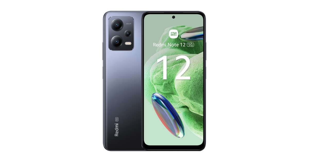 Xiaomi Redmi Note 12 5G DS 128GB (4GB RAM) - Szürke + Hydrogél fólia ...