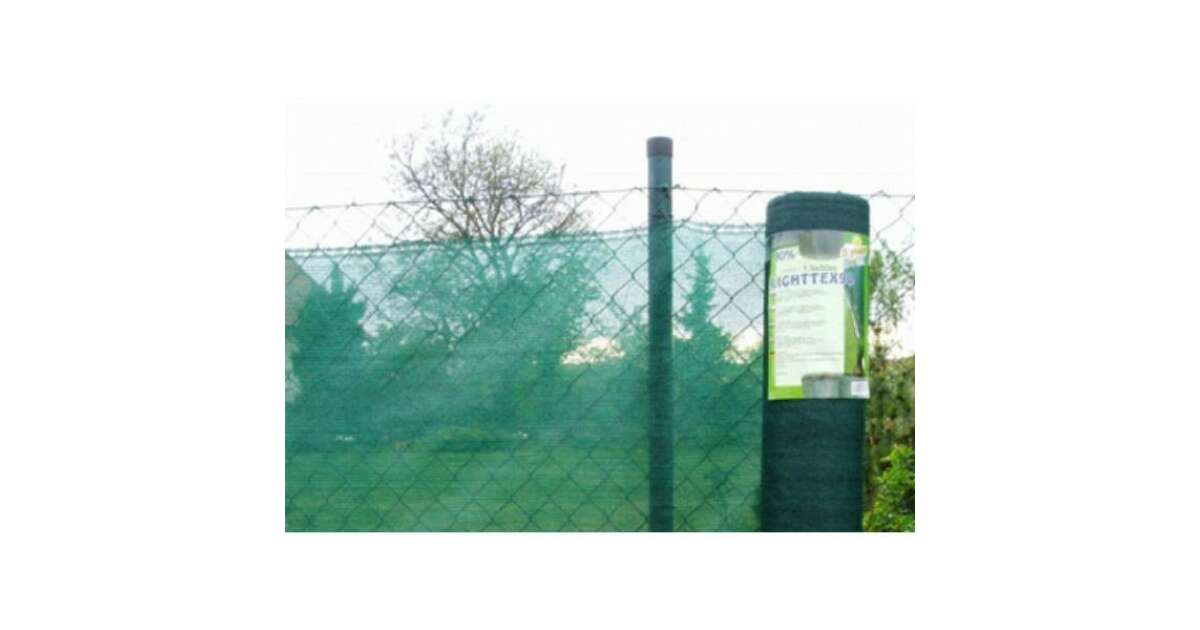 Árnyékoló háló medence fölé, kerítésre, LIGHTTEX 1,2x10m zöld 80%-os ...