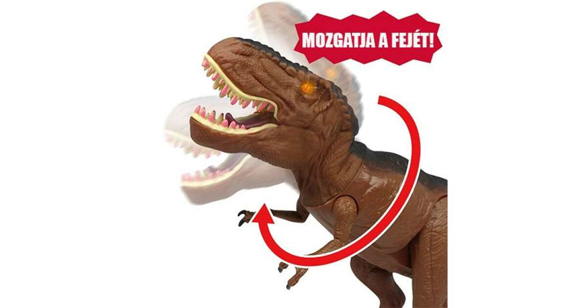 Dragon-i Hatalmas Megasaurus lépdelő és üvöltő T-Rex figura | Pepita.hu