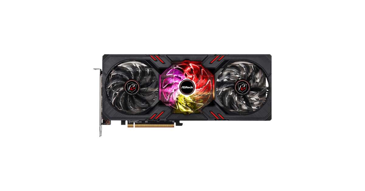 ASRock Radeon RX 7600 Phantom Gaming 8GB OC videokártya (RX7600 PG 8GO ...