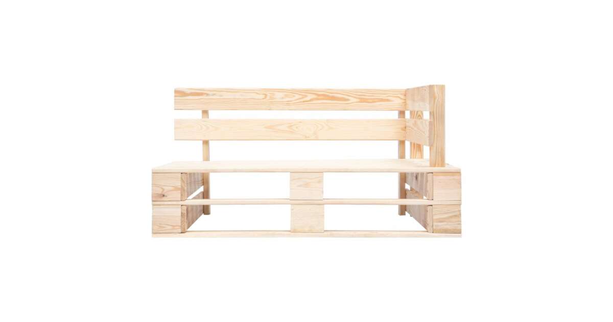 vidaXL Raklap Sarokkanapé - Kert - 110x65x55cm | Pepita.hu