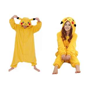 Felnőtt plüss Kigurumi overál - Pikachu #sárga | Pepita.hu