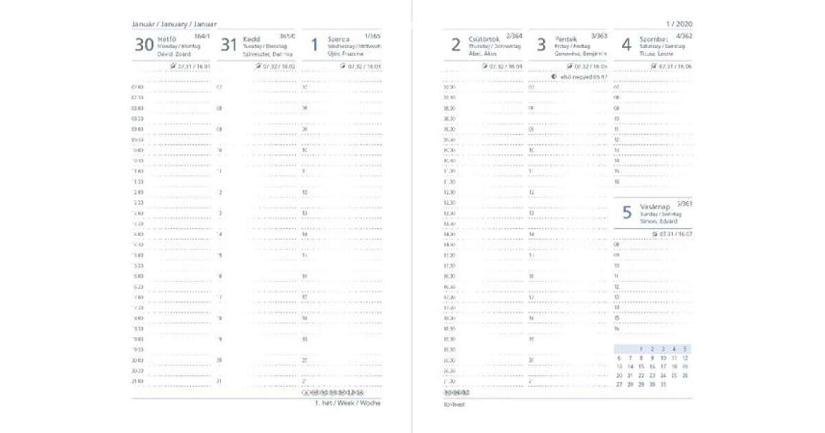 TOPTIMER Naptár, tervező, B6, heti, TOPTIMER, Joy flexi, fánk | Pepita.hu