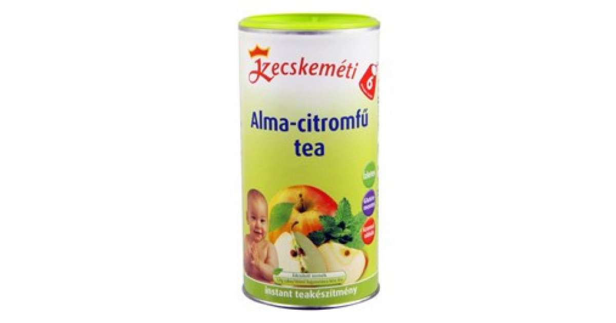 Kecskeméti baba tea 200 g Alma -citromfű tea | Pepita.hu