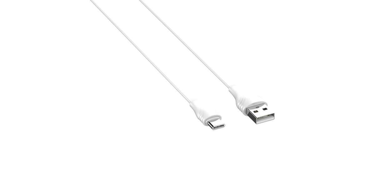 USB to USB-C cable LDNIO LS551, 2.1A, 1m (white) | Pepita.hu