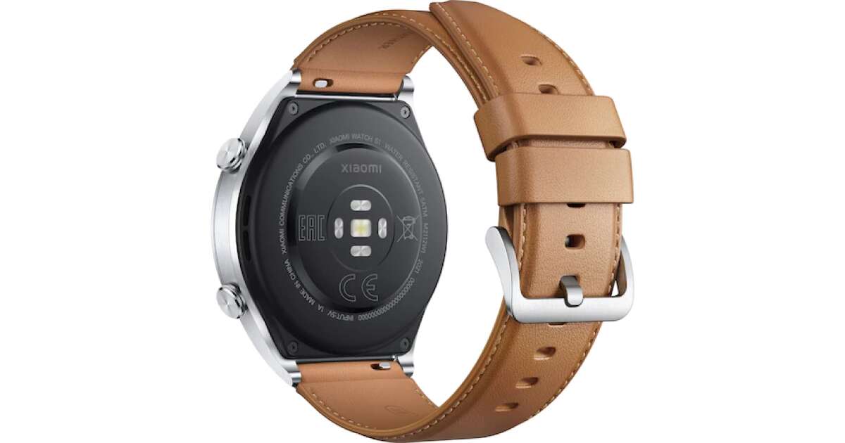 Xiaomi BHR5560GL Watch S1 GL Amoled 1.43 GPS ezüst bőr okosóra | Pepita.hu