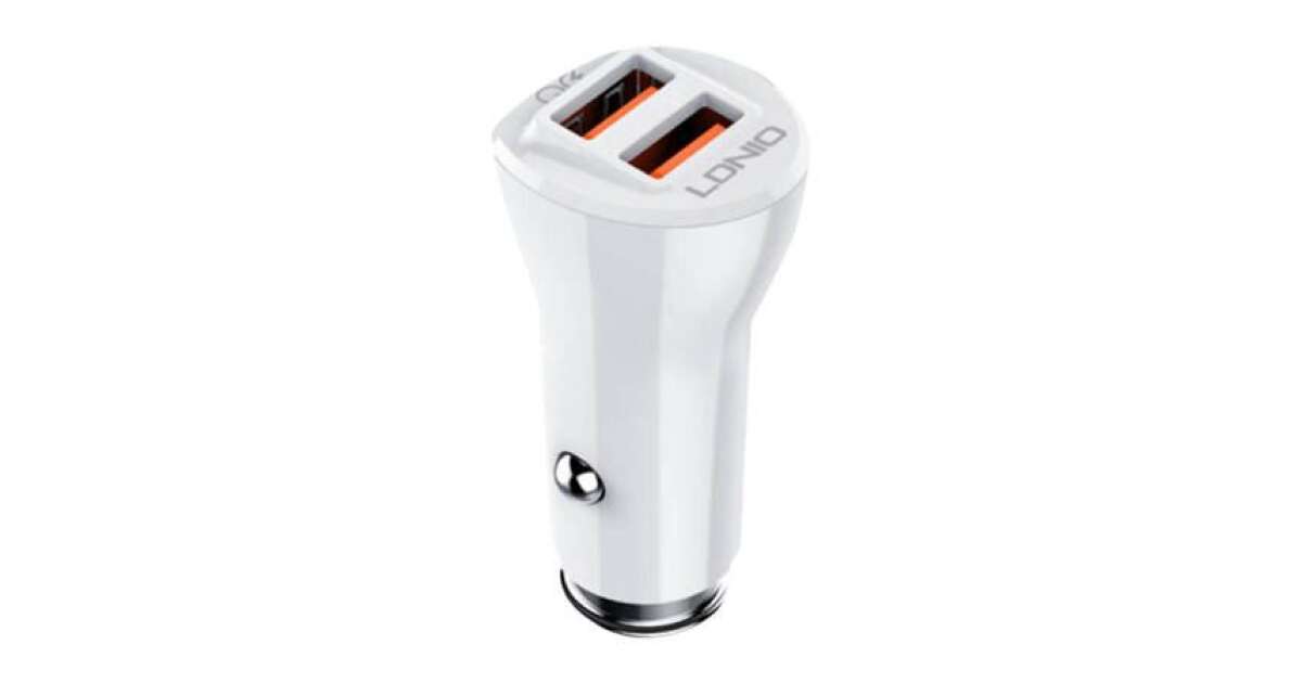 LDNIO C511Q 2USB Car charger + USB-C cable | Pepita.hu