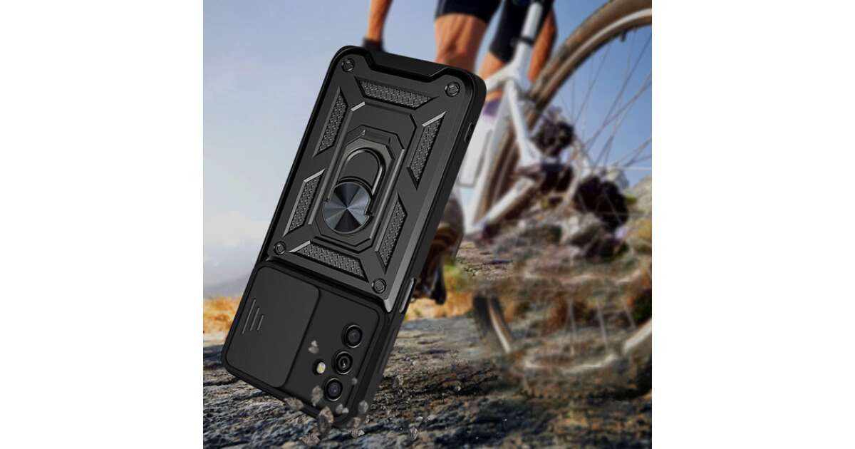 Hybrid Armor Camshield Samsung Galaxy A13 5G armored camera fekete ...