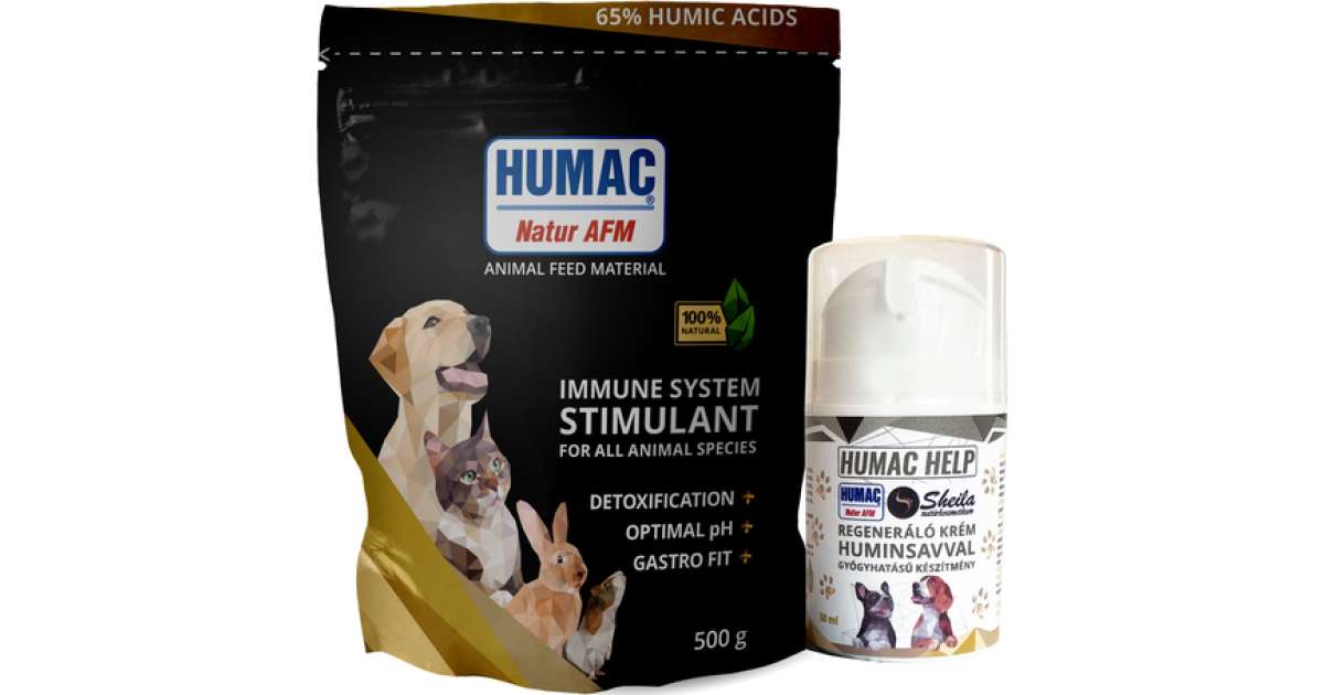 Humac Help bőrkondicionáló és regeneráló krém kutyáknak 50 ml + Humac ...