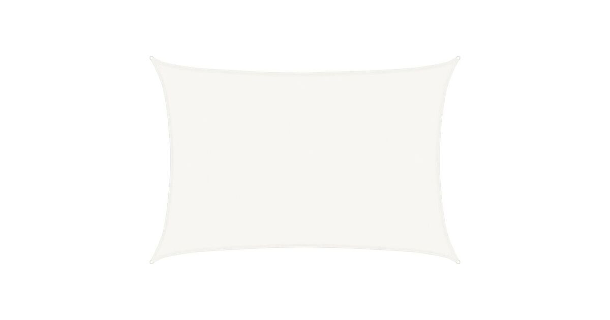 vidaXL HDPE Napvitorla - 5x6 m, Fehér | Pepita.hu