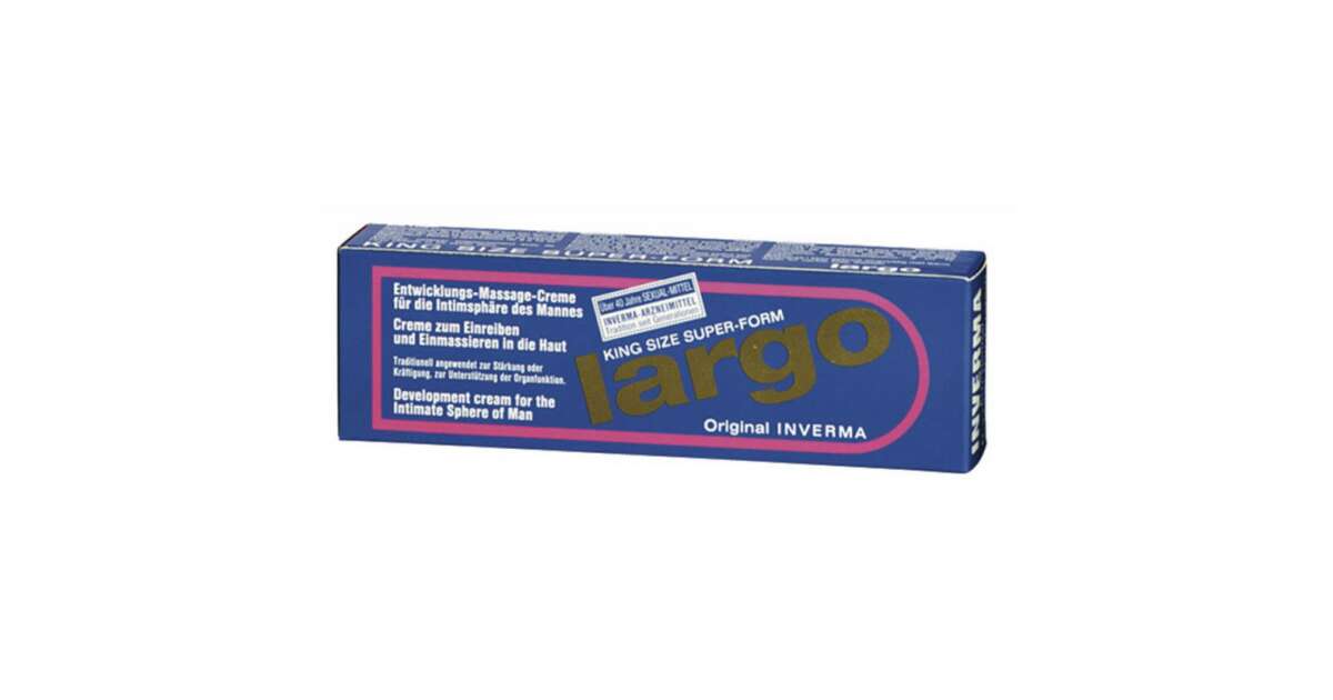 Inverma Largo Pénisznagyobbító Krém - 40 ml | Pepita.hu