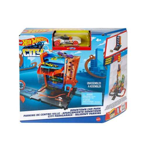 Hot Wheels City Belvárosi Parkoló pálya szett - Mattel | Pepita.hu
