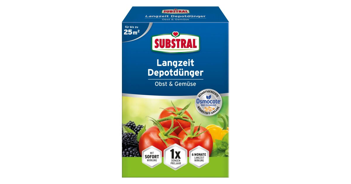 Substral Osmocote trágya gyümölcsök és zöldségek számára 750 g | Pepita.hu