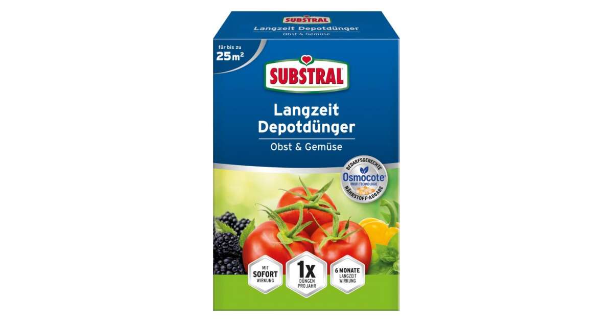 Substral Osmocote trágya gyümölcsök és zöldségek számára 750 g | Pepita.hu