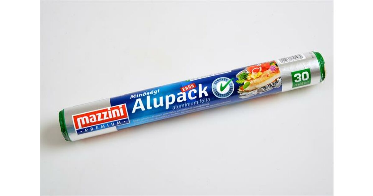 Mazzini Alupack Alumíniumfólia - 30m - 9 mikron | Pepita.hu