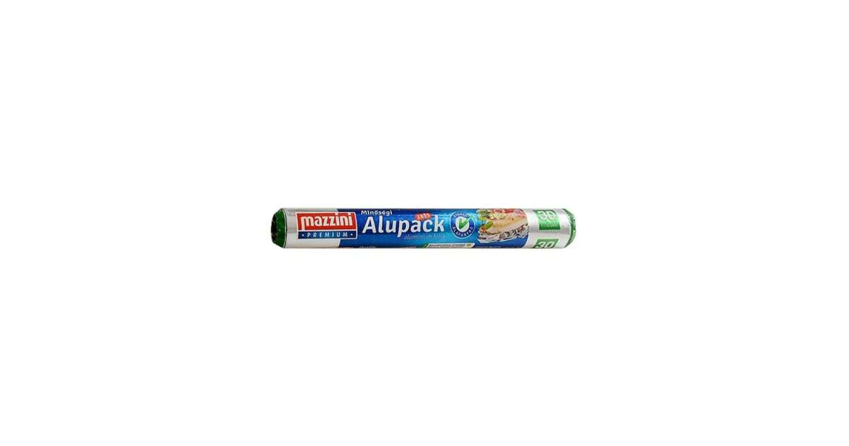 Mazzini Alupack Alumíniumfólia - 30m - 9 mikron | Pepita.hu