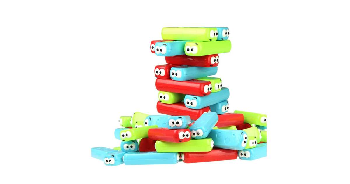 Emoji Jenga Toronyépítő - Ügyességi Játék - 30 db | Pepita.hu