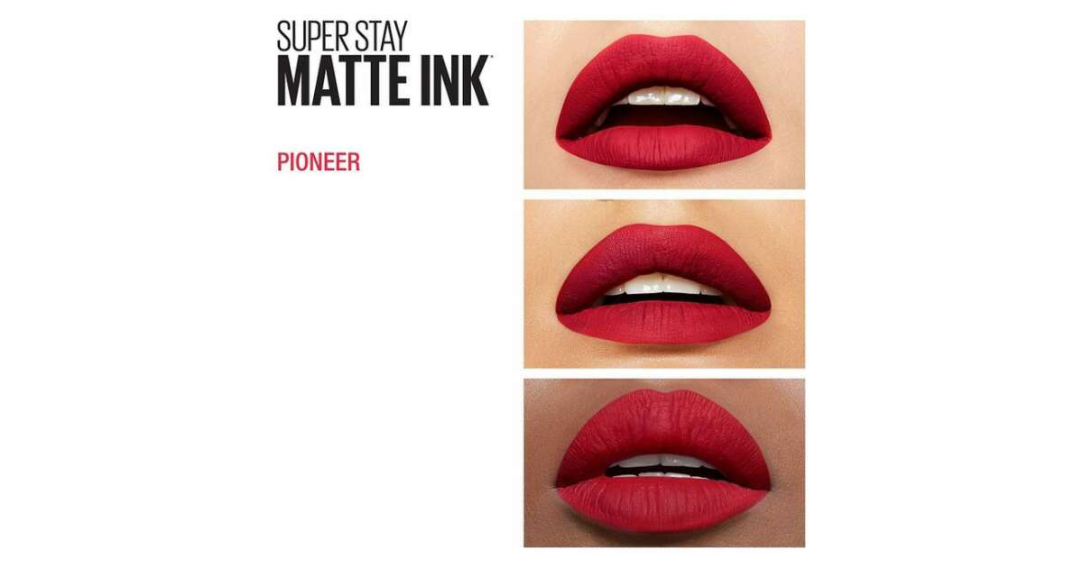 Ruj de buze rezistent la transfer Maybelline Superstay Matte Ink 20 ...