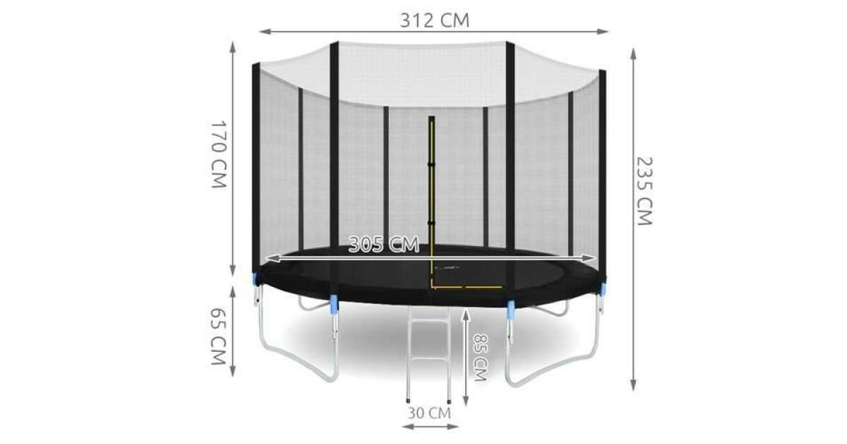 Kerti trambulin 305 cm | Pepita.hu