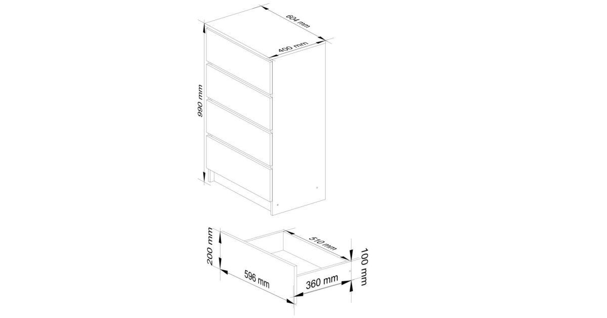 Dresser P99_60 #sonoma-white | Pepita.com
