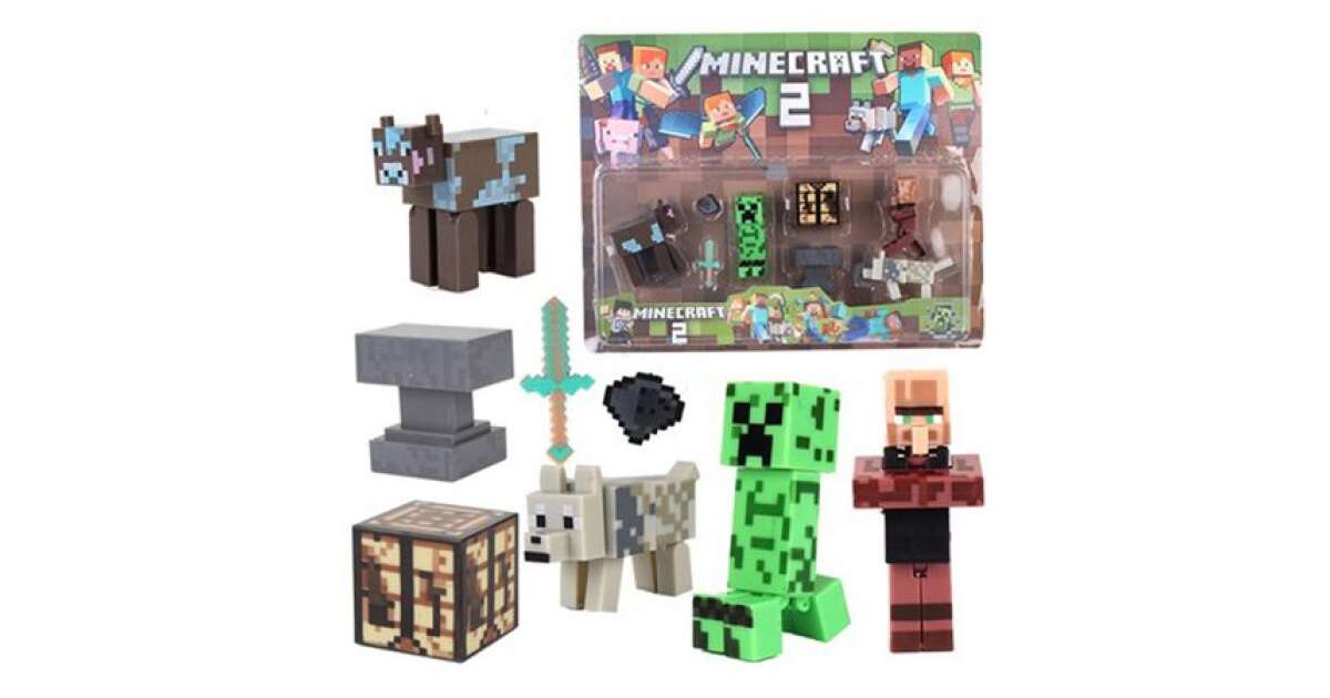 Minecraft játék jellegű figurák 01 | Pepita.hu